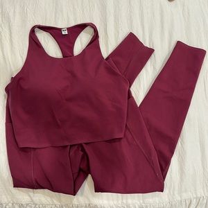 Uniqlo 2-Piece Athletic Set - Gem